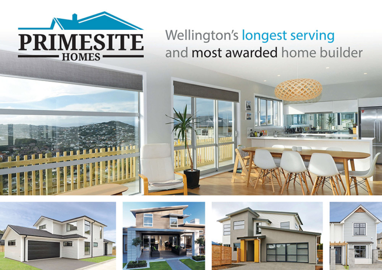 Primesite Homes brochure | Graphic Design Wellington